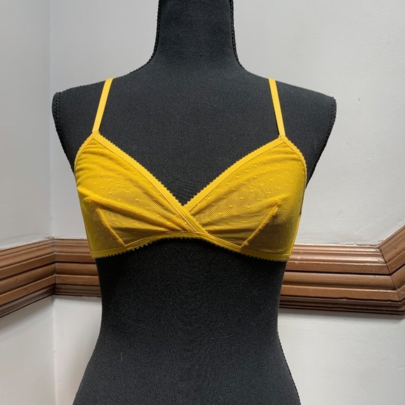 J. Crew | Intimates & Sleepwear | J Crew Yellow Bralette | Poshmark